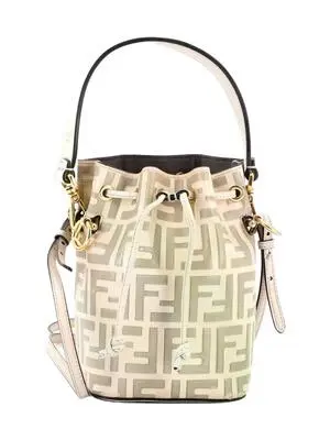 FENDI Fendi Mon Tresor Zucca Embossed Mini Bucket Bag