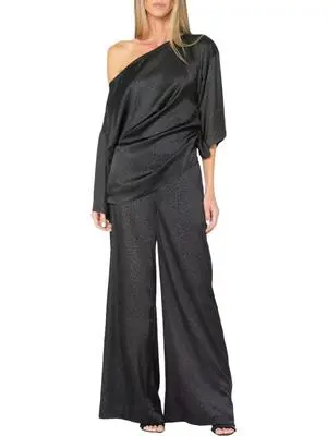 JBQ Leopard-jacquard Trousers - Black