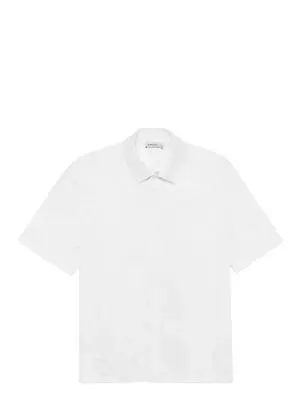 Simkhai Conrad Button-down Short-sleeve Shirt - Neutrals