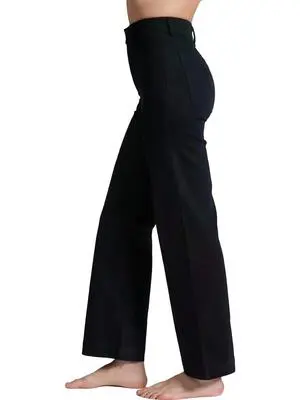 ASKK NY Patch-pocket Straight Leg Jeans - Black