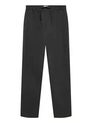 LES DEUX Como Drawstring Waist Trousers - Grey