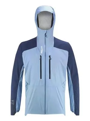 PASCAL MILLET Wanaka Panelled Hooded Jacket - Blue