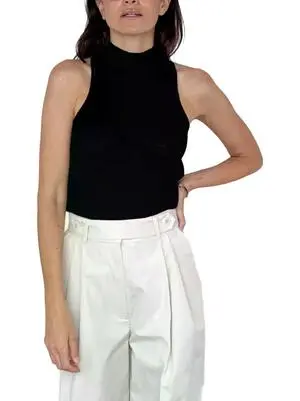 Le Kasha Tivat High-neck Top - Black