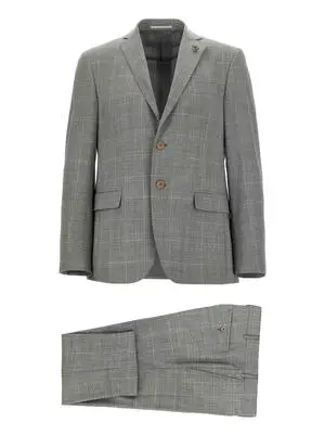 Pal Zileri Check-pattern Suit - Grey