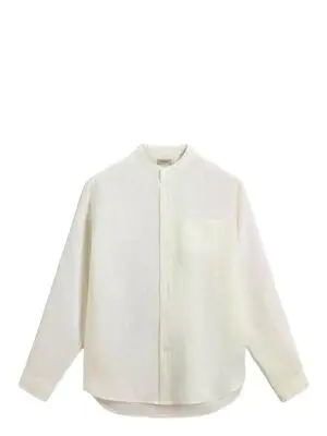 Woolrich Garment-dyed Linen Shirt - Neutrals