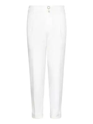 Jacob Cohen Jacob Cohën Tailored Pressed Crease Trousers White
