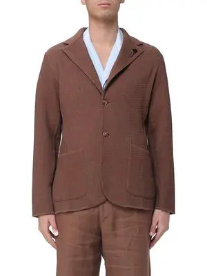 LARDINI Lardini Textured Blazer Brown