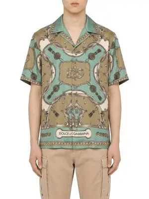 DOLCE & GABBANA Printed Silk Shirt