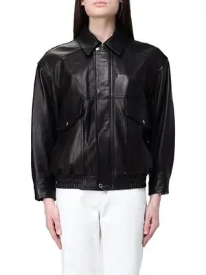 DUNST Faux Leather Jacket - Black