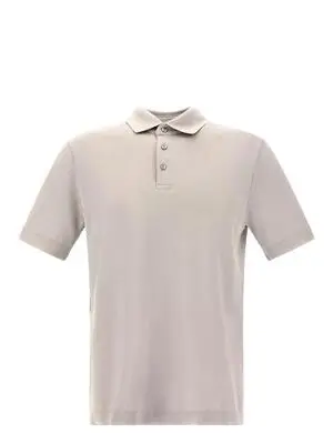 Herno Knit-effect Polo Shirt - Grey