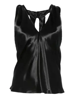 Andamane Zeyne V-neck Blouse - Black