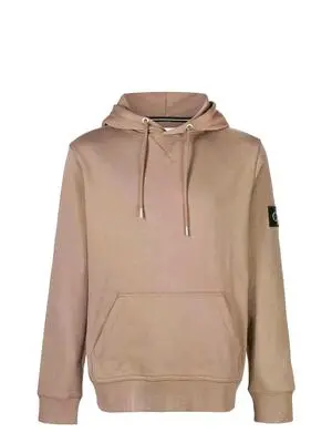 Calvin Klein Heavyweight Cotton Hoodie Brown