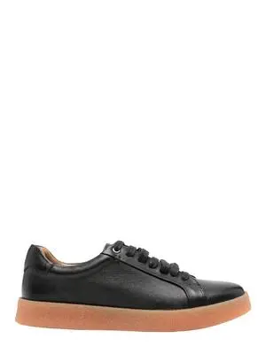 SERGIO MORETTI FIRENZE Leather Sneakers - Black