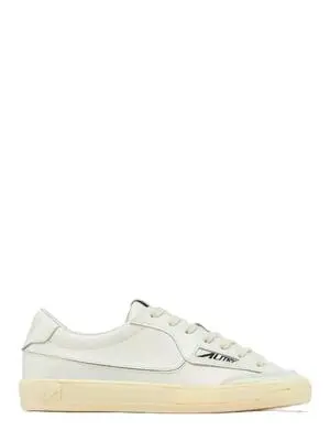 AUTRY Windscape Logo-patch Leather Sneakers - Neutrals