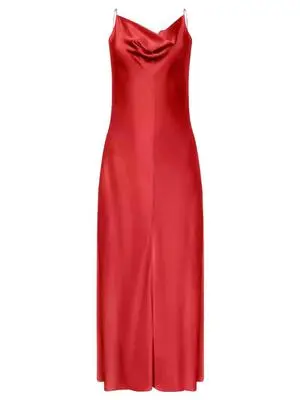 FFORME Emi Cowl-neck Maxi Dress - Red