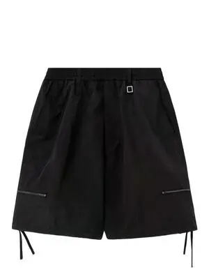 WOOYOUNGMI Drawstring Cargo Shorts - Black