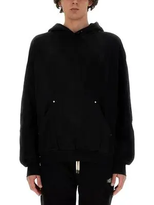 MOUTY Logo-embroidered Hoodie - Black