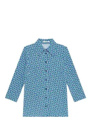 Malìparmi Geometric Pattern Shirt - Blue