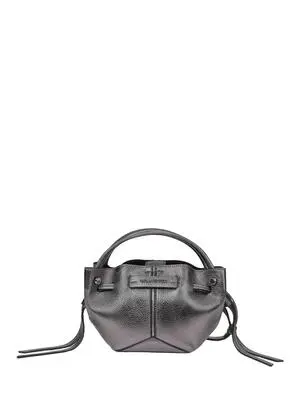Karl Lagerfeld Mini K/pierced Bucket Bag - Silver