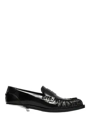 VANDA NOVAK Greta Loafers - Black