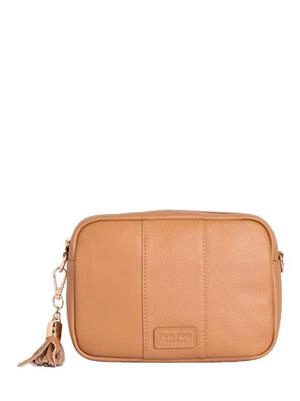 POM POM LONDON City Crossbody Bag Maple