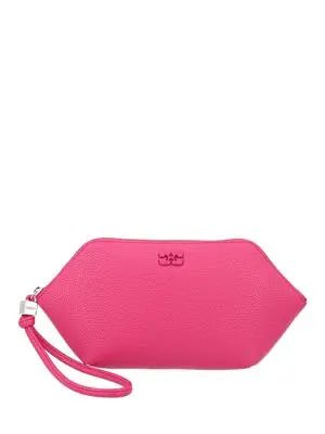 GANNI Logo Pouch - Fuchsia