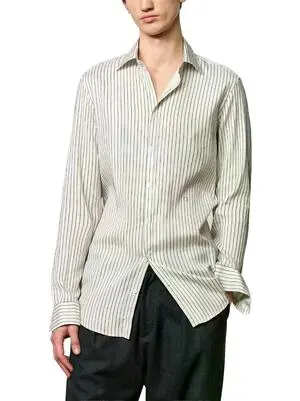 Massimo Alba Genova Vertical-stripe Shirt - Neutrals