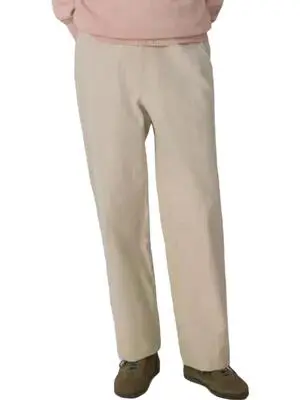 STOFFA Brushed-texture Trousers - Neutrals