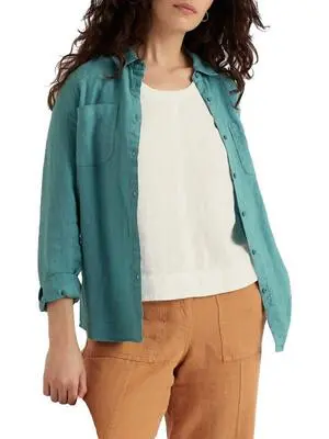 SEASALT CORNWALL Hazel Branch Linen Shirt