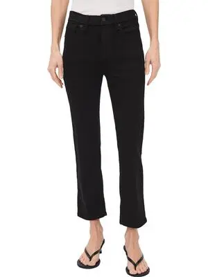 Good American Never Fades Good Petite Straight Jeans - Black001
