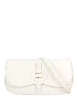 COCCINELLE Grained Leather Shoulder Bag - Neutrals