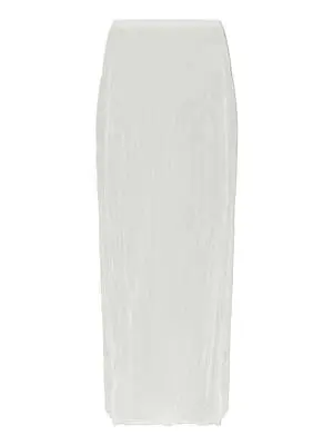 TOTEME Pleated Ankle-length Skirt - White