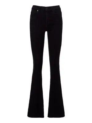 7 For All Mankind Mid-rise Bootcut Jeans - Black