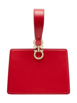 FERRAGAMO Gancio Mini Top-handle Bag - Red