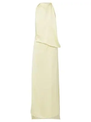 Sportmax Dolmen Satin Gown - Yellow