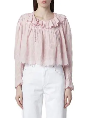 Isabel Marant Étoile Embroidered Blouse - Pink
