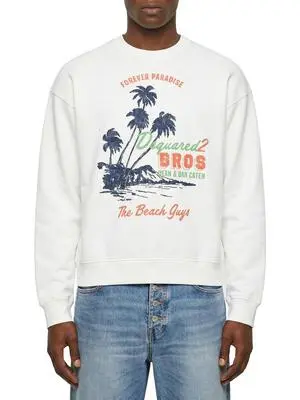 Dsquared2 Graphic Sweatshirt - White