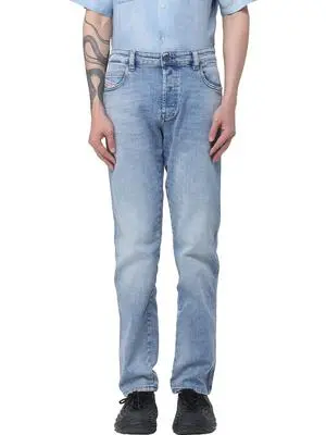DIESEL® D-vyl Cotton Denim Jeans - Blue