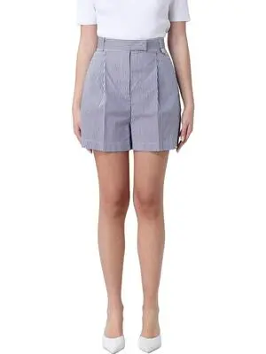 Elisabetta Franchi Striped Tailored Shorts - Blue