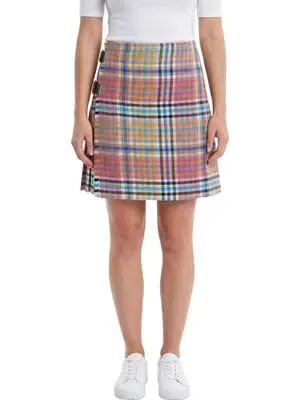 VIVIENNE WESTWOOD Plaid Pleated Skirt - Multicolor
