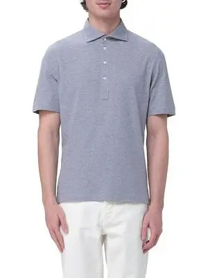 Brunello Cucinelli Polo Shirt Men Grey