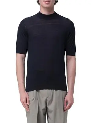 Brunello Cucinelli Short Sleeve Sweater - Navy
