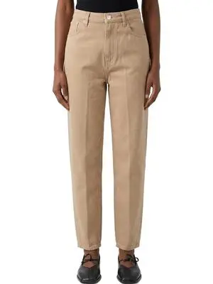 DONDUP Straight Cotton Denim Jeans - Brown