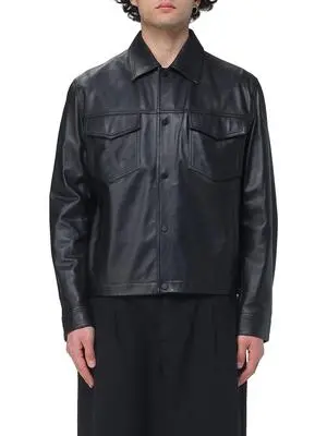 Emporio Armani Leather Jacket - Black