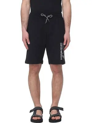EA7 Logo Shorts - Black