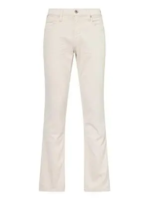 Paige Transcend Normandie Straight Stretch-denim Jeans - Sea Shell