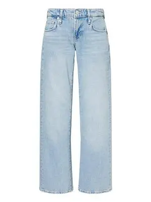 7 For All Mankind Low Straight Leg Jeans - Seabreeze