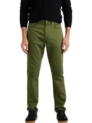 Quince Comfort Stretch Traveler 5-pocket Athletic Tapered Pants - Chive
