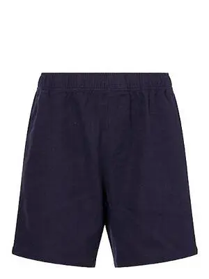 Paige Elijah Linen-blend Shorts - Deep Anchor