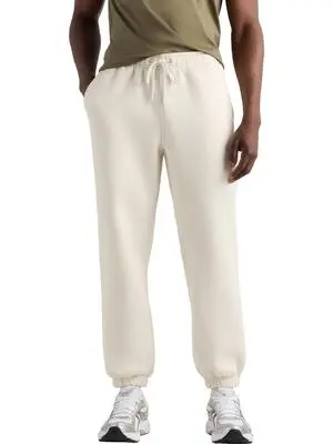 Quince Everyday Fleece Joggers - Linen White